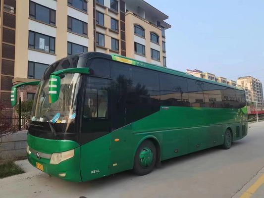 Long Distance Buses 55 Seats Luxury Coach Green Color 2017 Year Manual ...