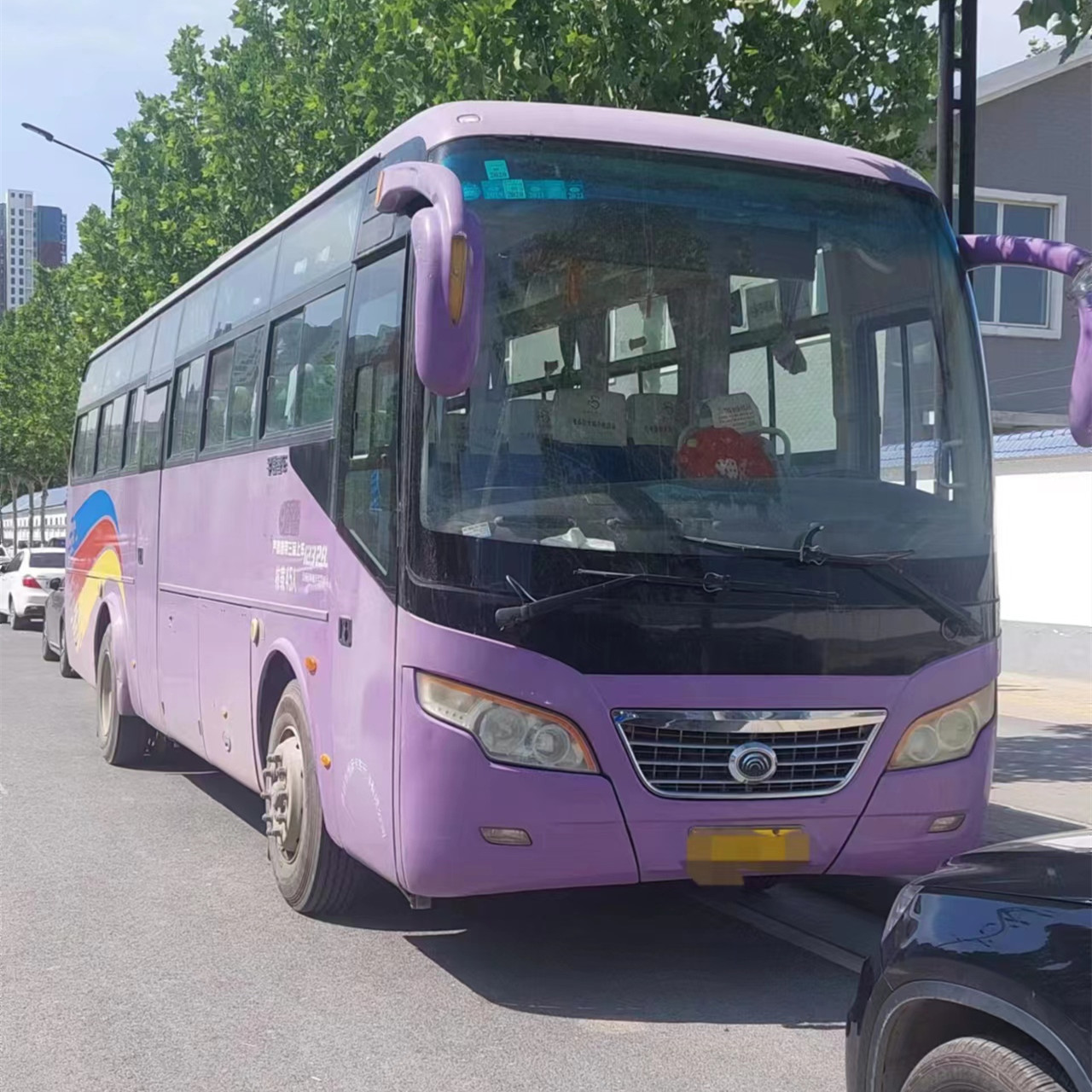 49 Seats Used Coach Buses Rhd Front Engine Yutong ZK6102D Plate Spring ...