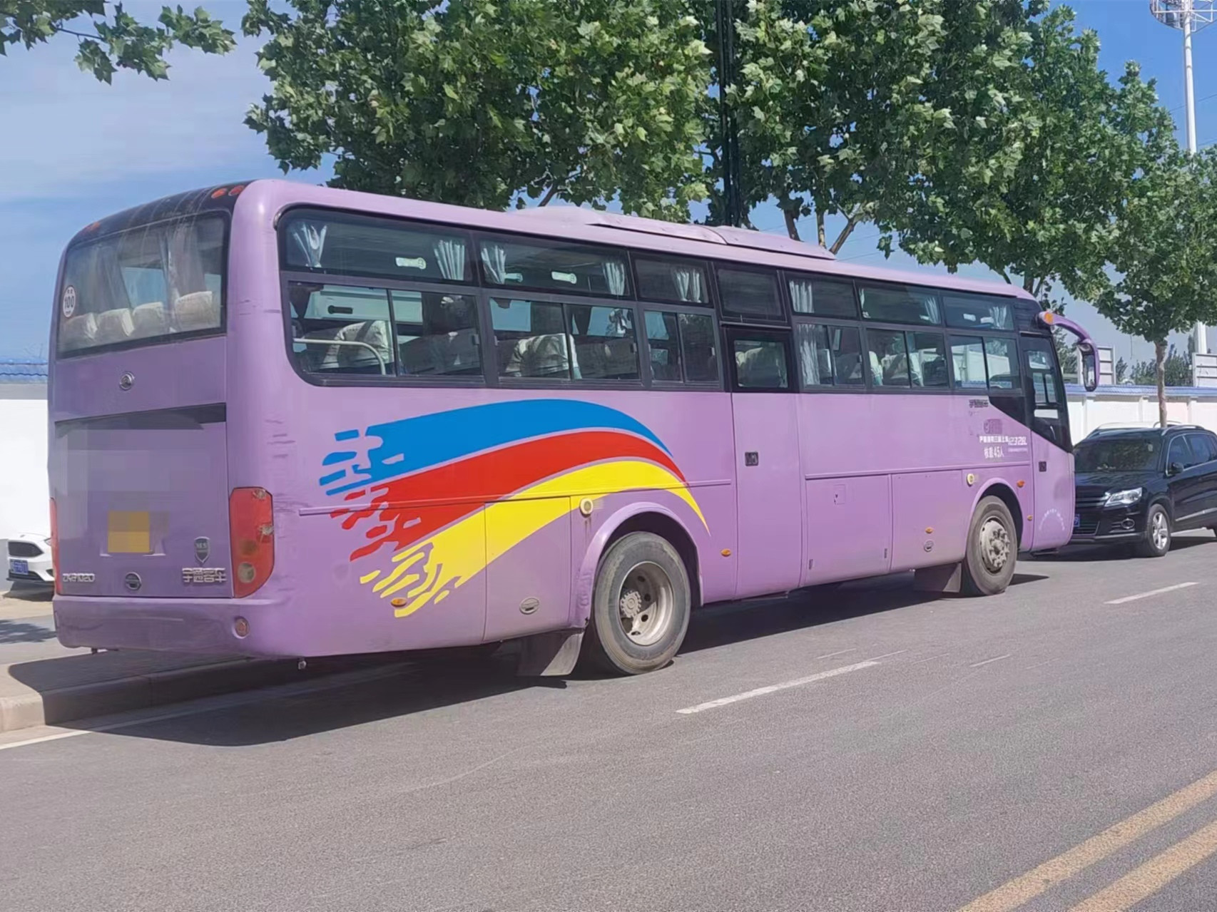 49 Seats Used Coach Buses Rhd Front Engine Yutong ZK6102D Plate Spring ...