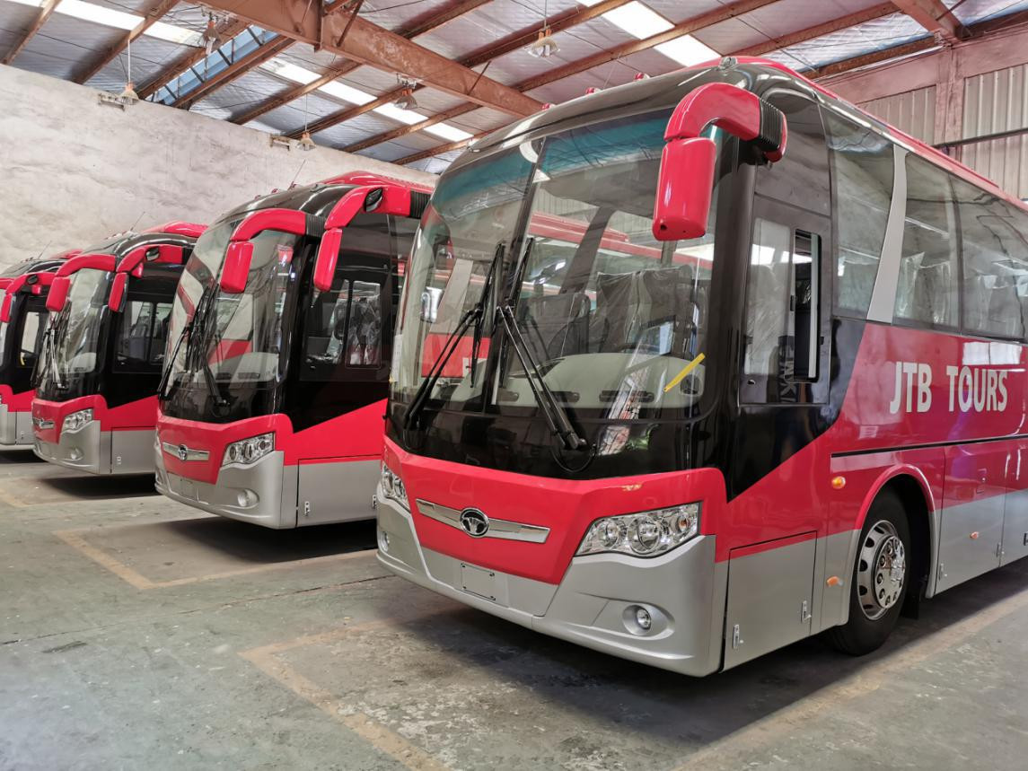 45 Seats Daewoo Coach Buses GDW6117 Coaster Double Decker Yutong Air ...