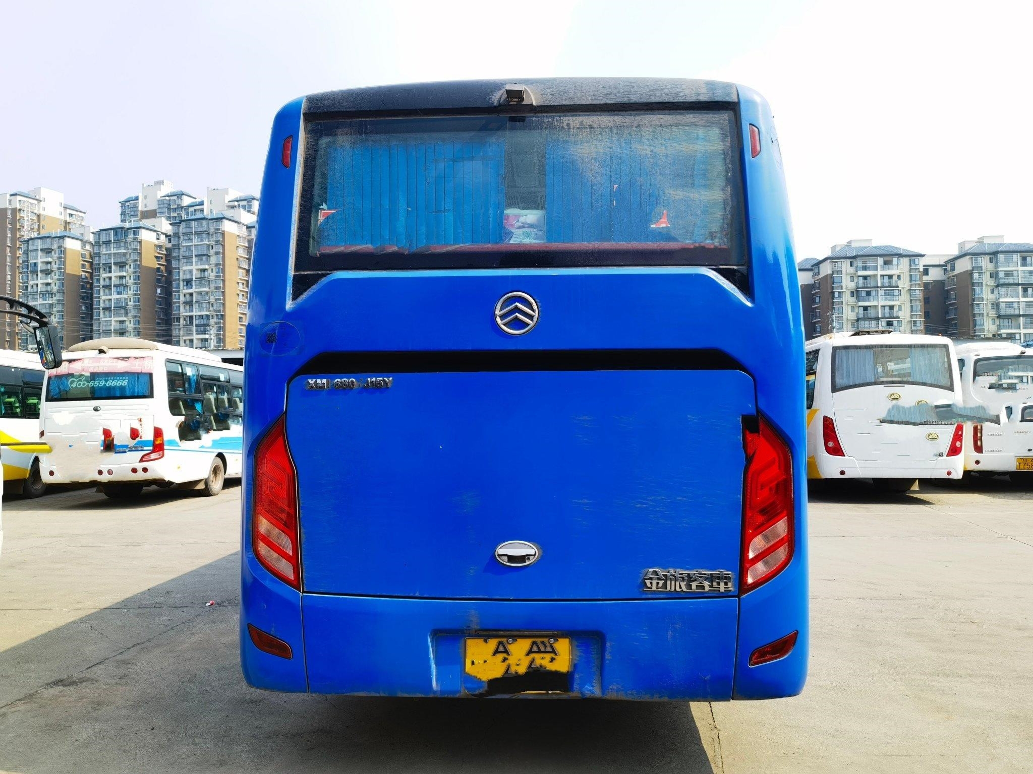 30seats 2+2 Layout Golden Dragon Mini Bus Vehicle Tourist XML6807 Rear ...