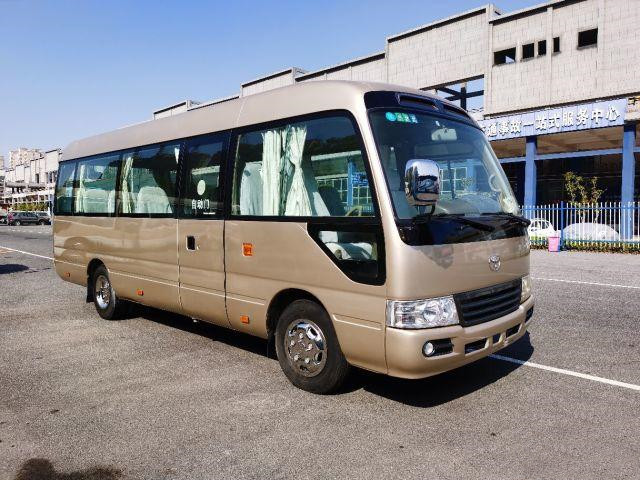 Left Hand Drive Used Coaster Bus Japanese Mini Bus Toyota Brand 29seats 2TR