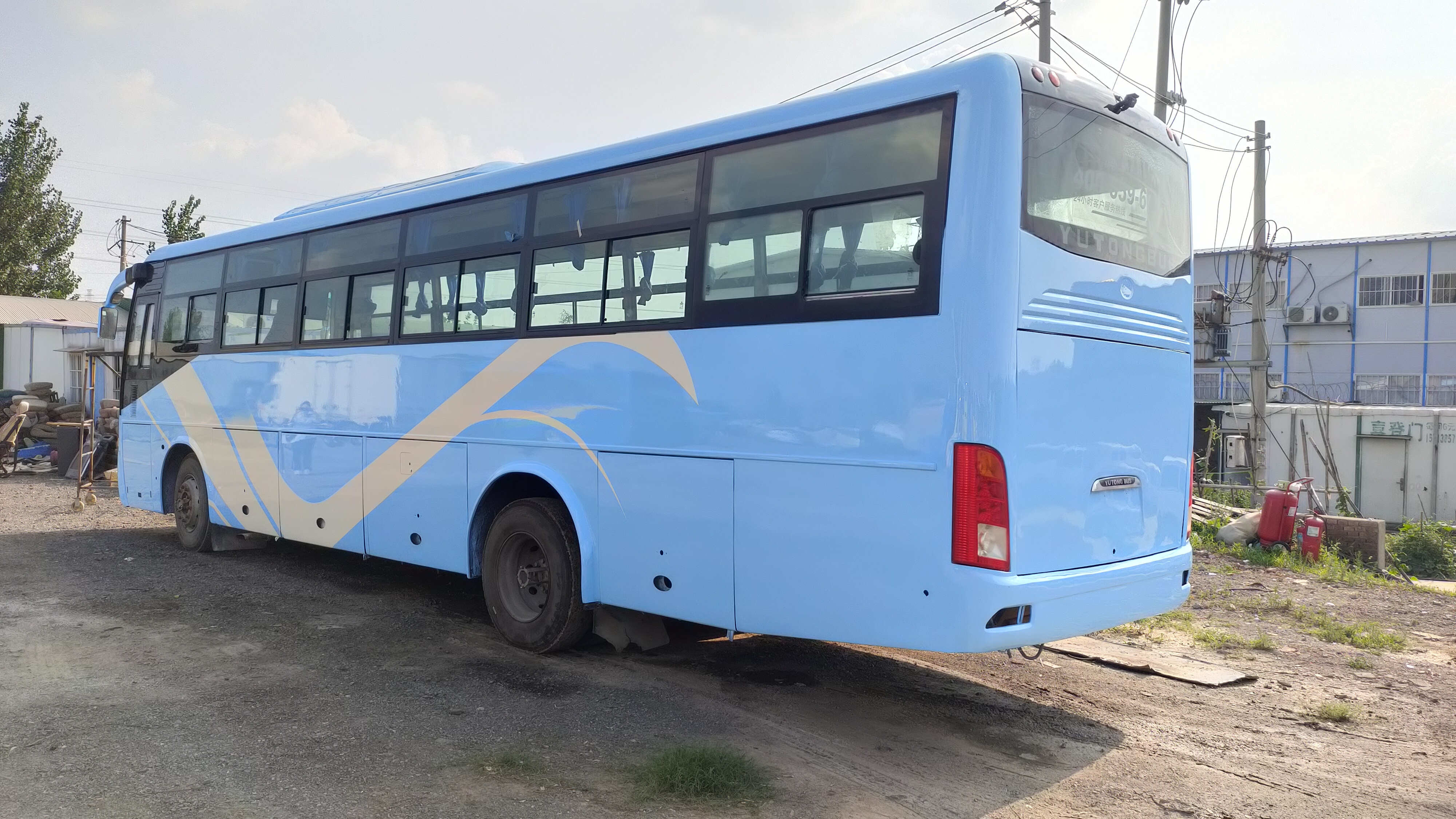 Passenger Bus Yutong Zk6112d Front Engine 60seats LHD / RHD Low ...