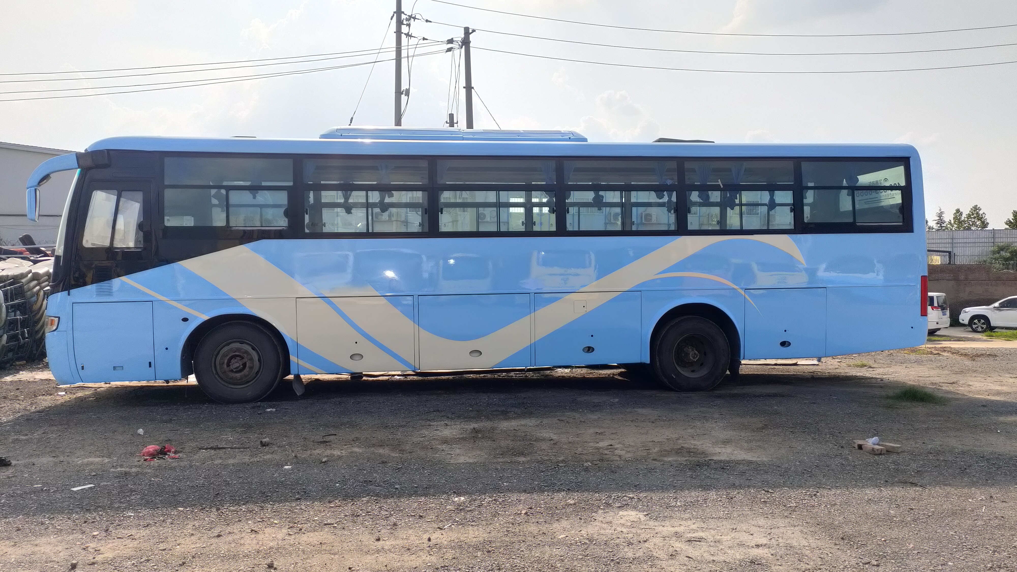 Passenger Bus Yutong Zk6112d Front Engine 60seats LHD / RHD Low ...
