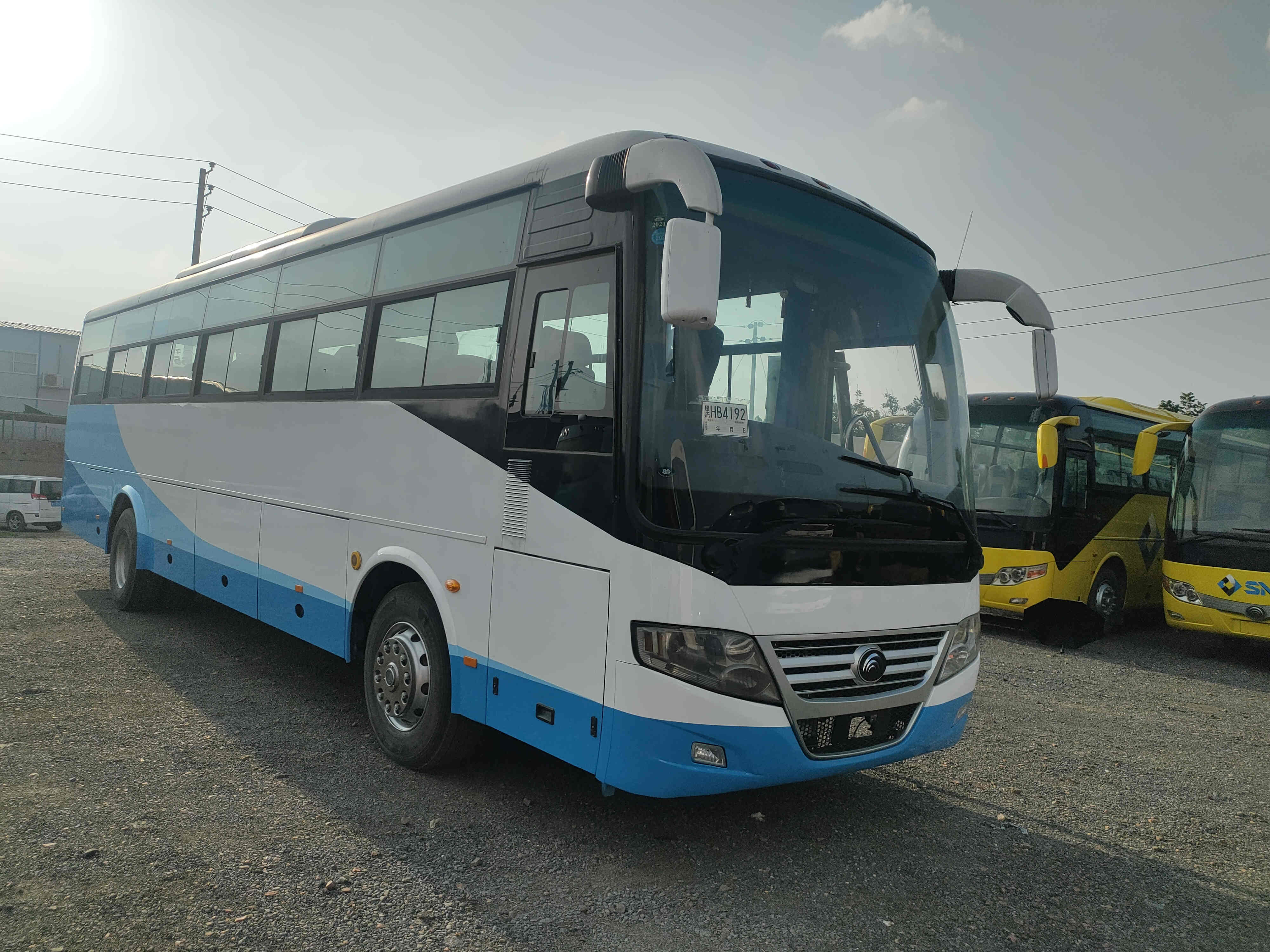Right Steering Bus Yutong Front Engine Coach Zk6112d 3 Buses 45000km ...
