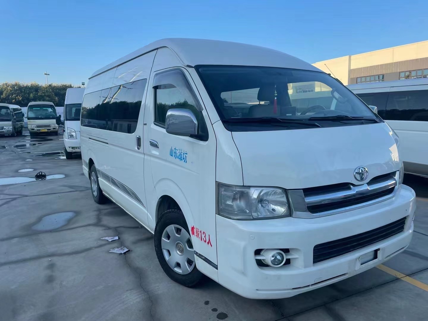 2017 Year 13 Seats Used Toyota Hiace Mini Bus With Front Engine Manual ...