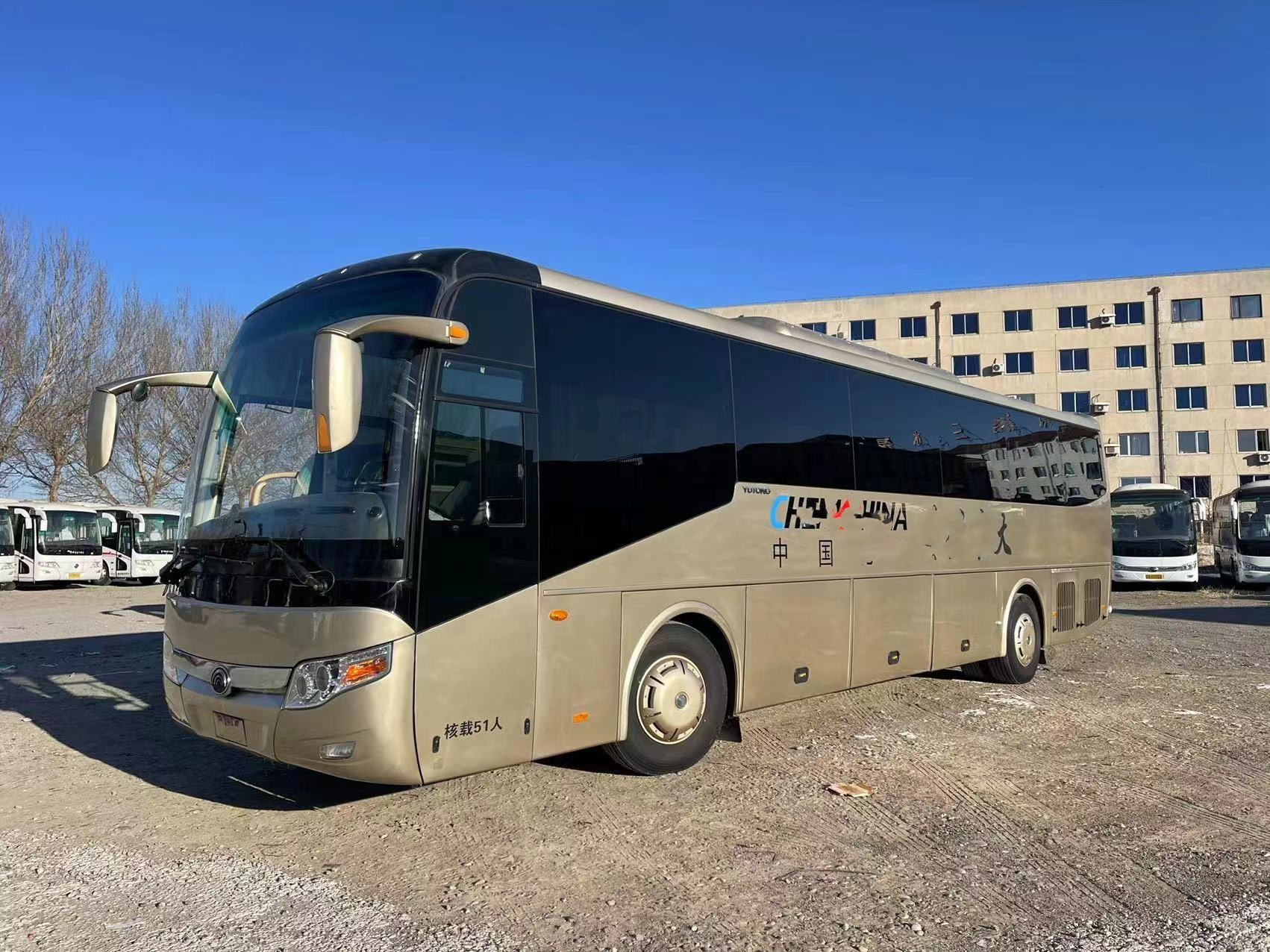 Used Luxury Buses 51seats Coach Two Doors Left Hand Drive Yutong Brand ...