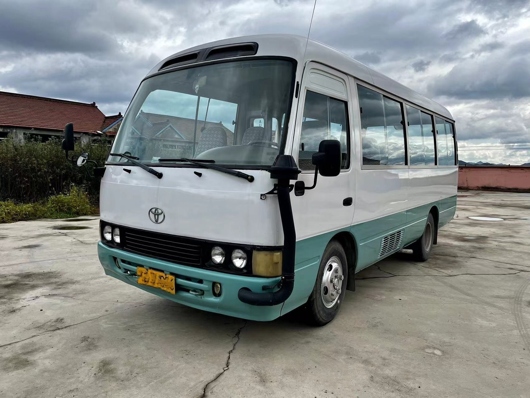 Toyota Used Small School Buses Coaster 14B Diesel Engine 23 - 29seats ...