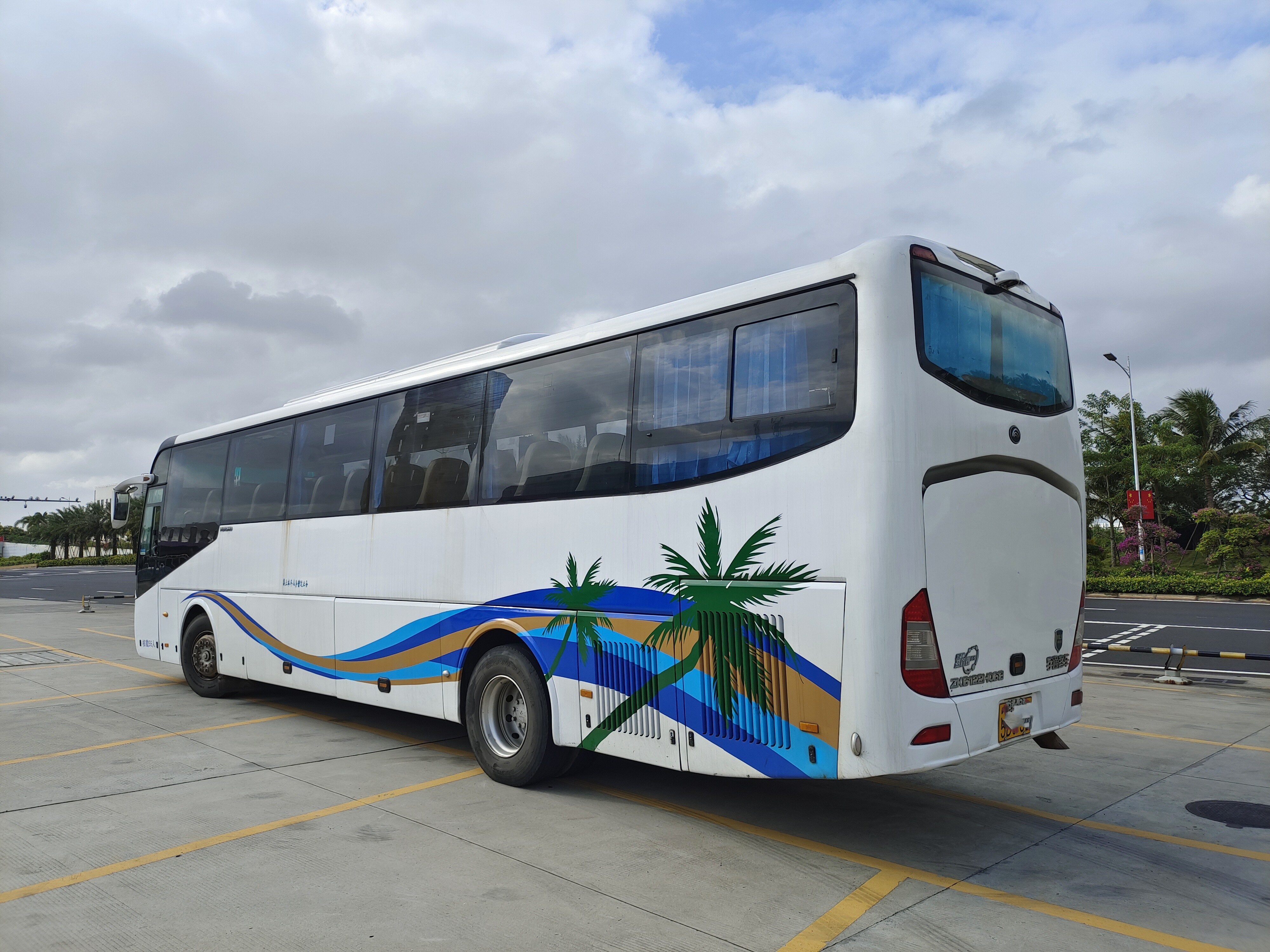 55 Seats 2nd Hand Buses Yutong Brand Transport Bus For Africa Diesel ...