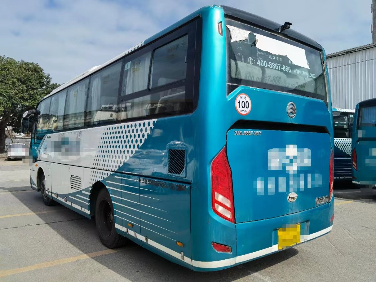 34 Seater Bus Golden Dragon XML6857 Used Small Bus Luxury Coach Bus