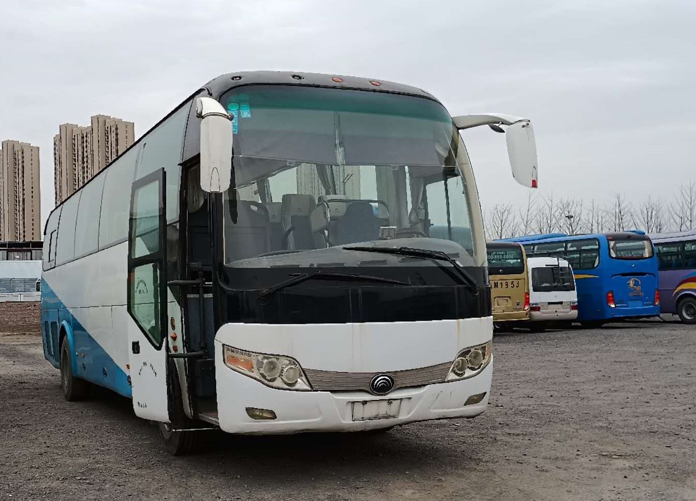 Second Hand Tour Bus 51seats White Color Used Yutong Bus Yuchai Engine ...