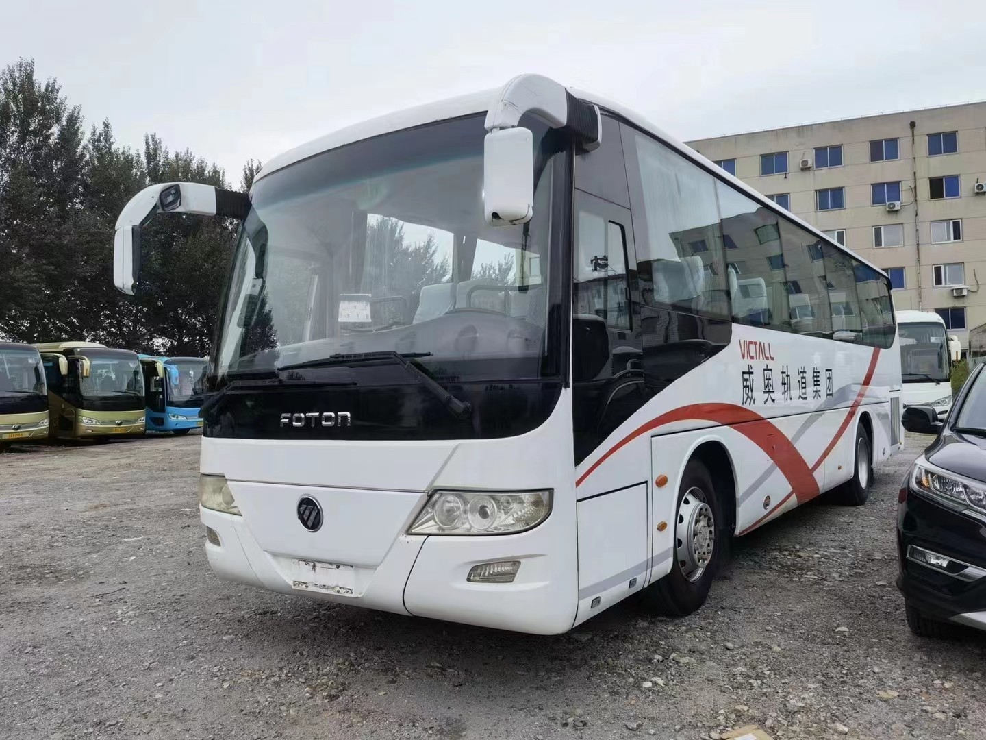 Used Travel Bus Used Foton Bus BJ6103 Weichai Engine 55 Seats 2+3 ...