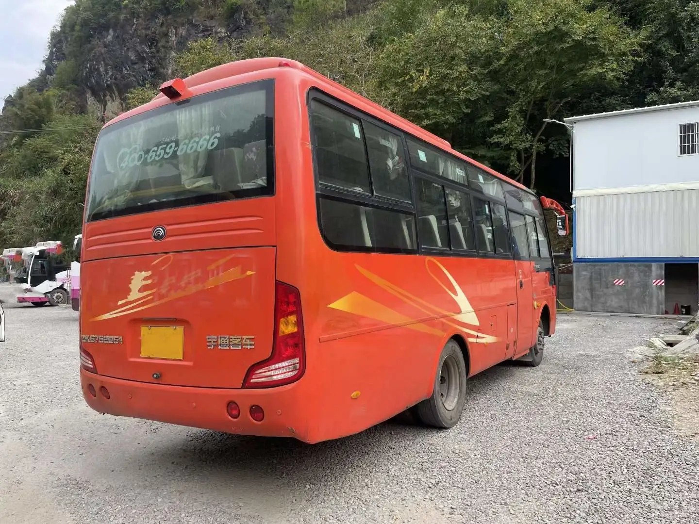 Second Hand Bus 30 Seats External Swinging Door Sliding Window Front ...