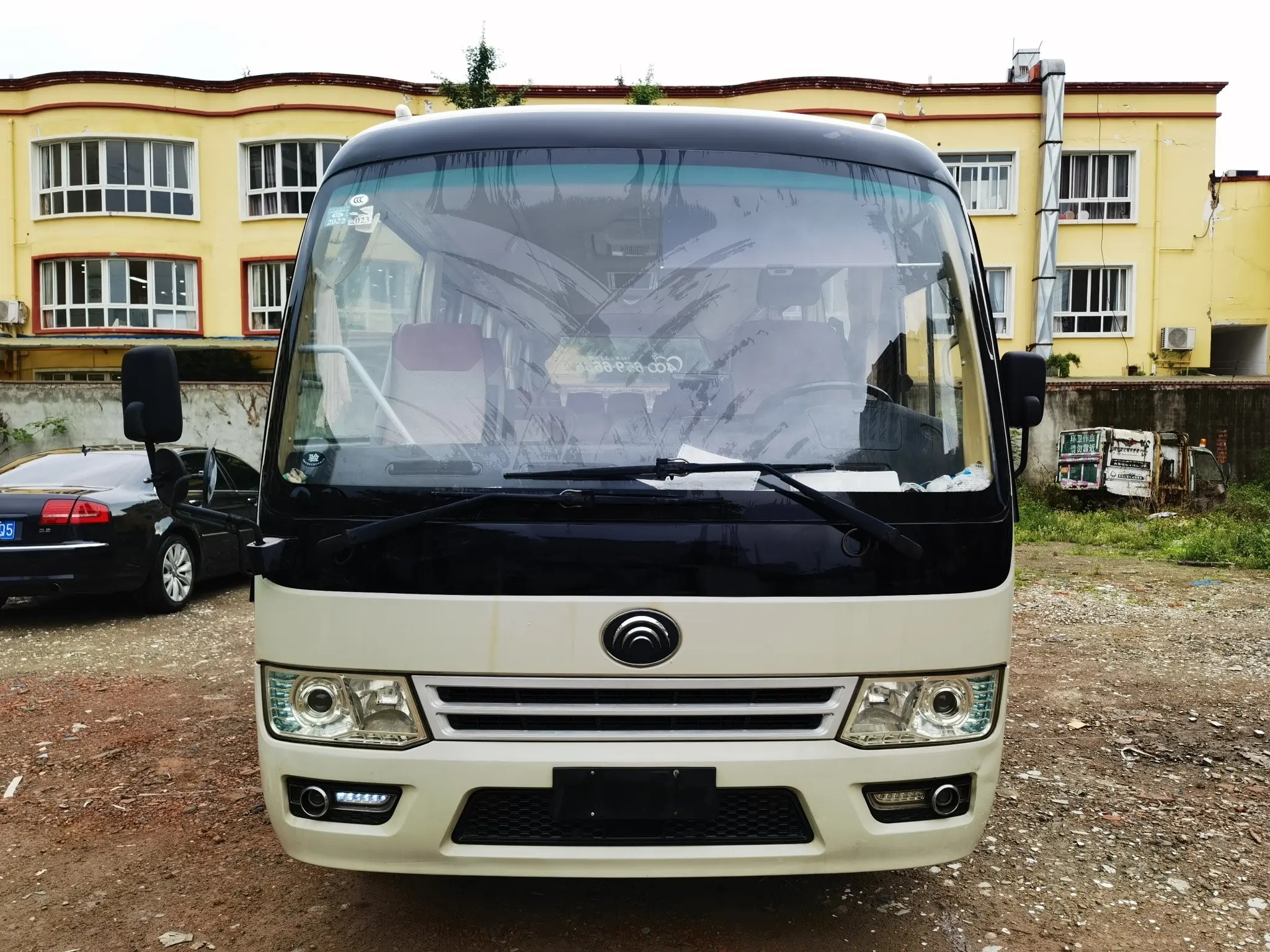 Used 16 Seater Minibus 2016 Year Front Engine 19 Seats Sliding Window ...