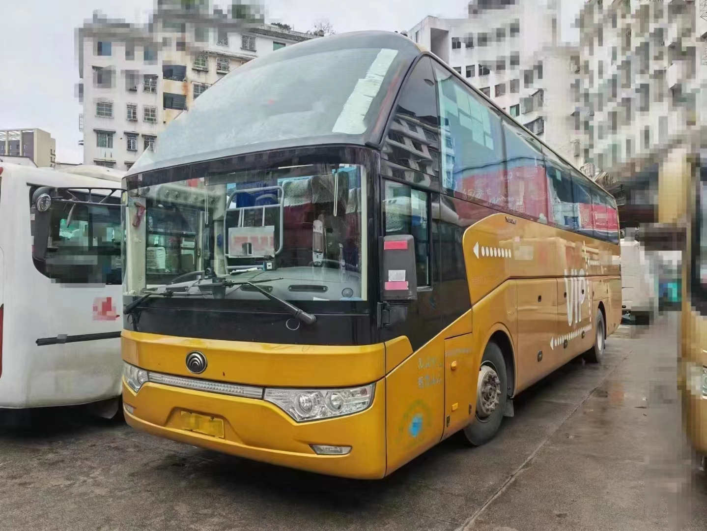 2nd Hand Bus Two Pieces Of Front Windshield 39 Seats Weichai Engine 12 ...