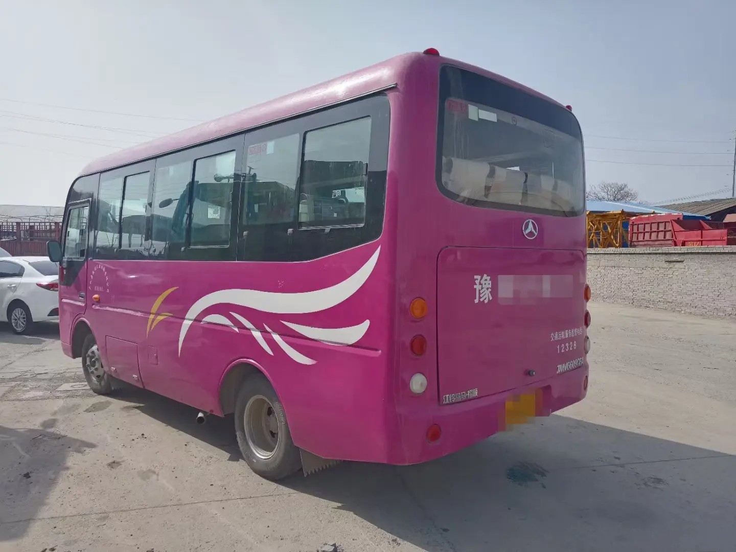 Used Shuttle Vans Front Engine 19 Seats Folding Door Sliding Windows ...