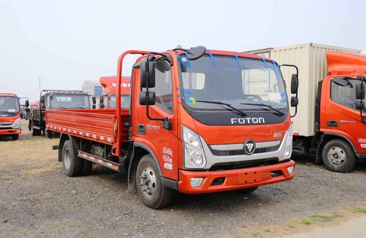 Cummins Engine Diesel 4*2 Foton Light Truck Single Cab LHD