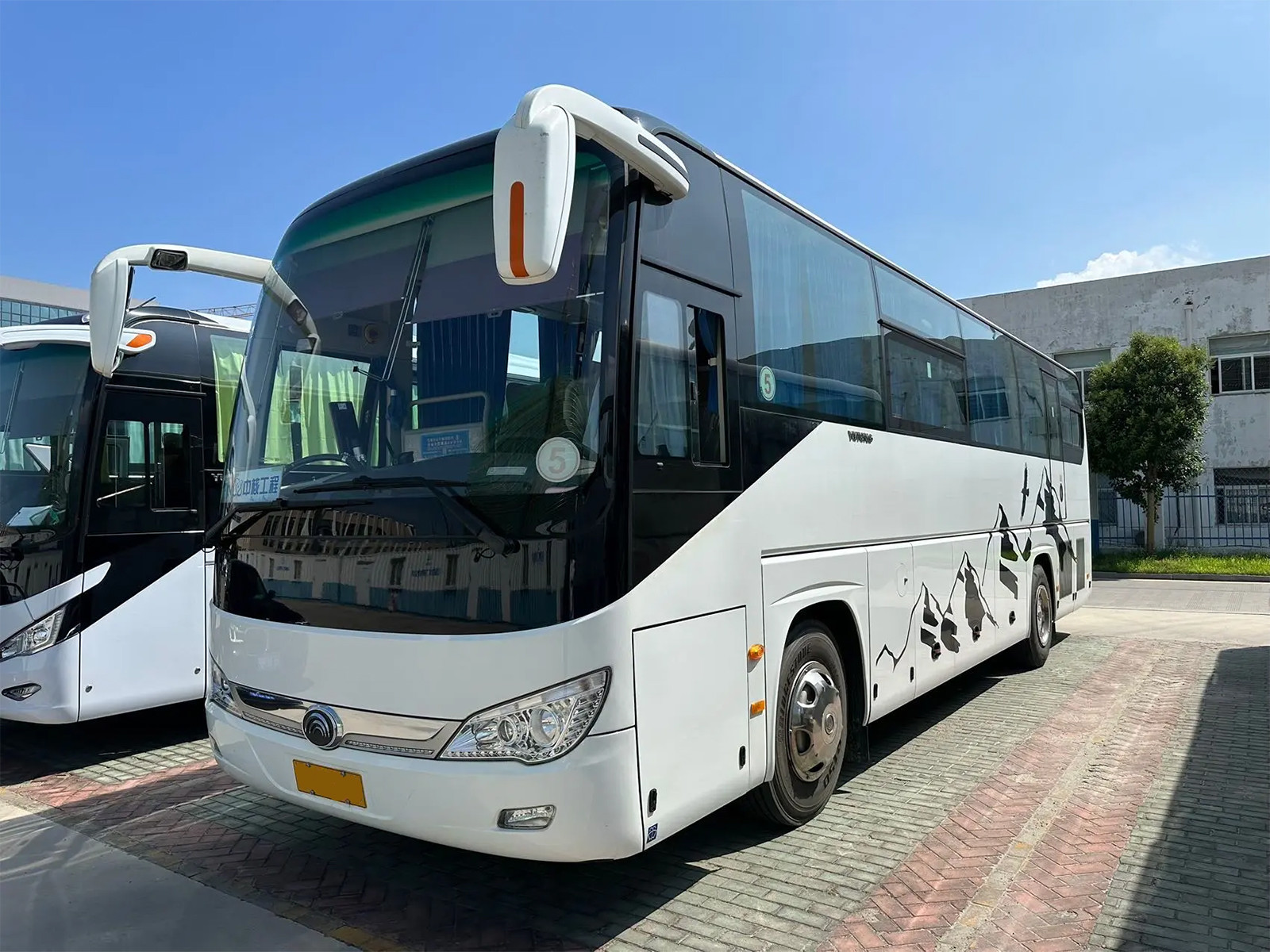 ZK6109 Yutong Used Passenger Bus / 49 Seat Left-Hand Drive National V ...