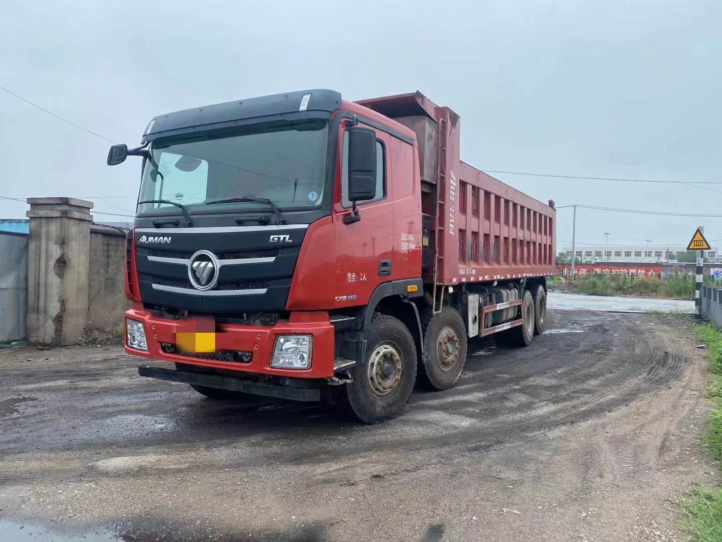 Used Uk Tipper Trucks Cummins Engine 460hp Foton GTL Dump Truck 2021 ...