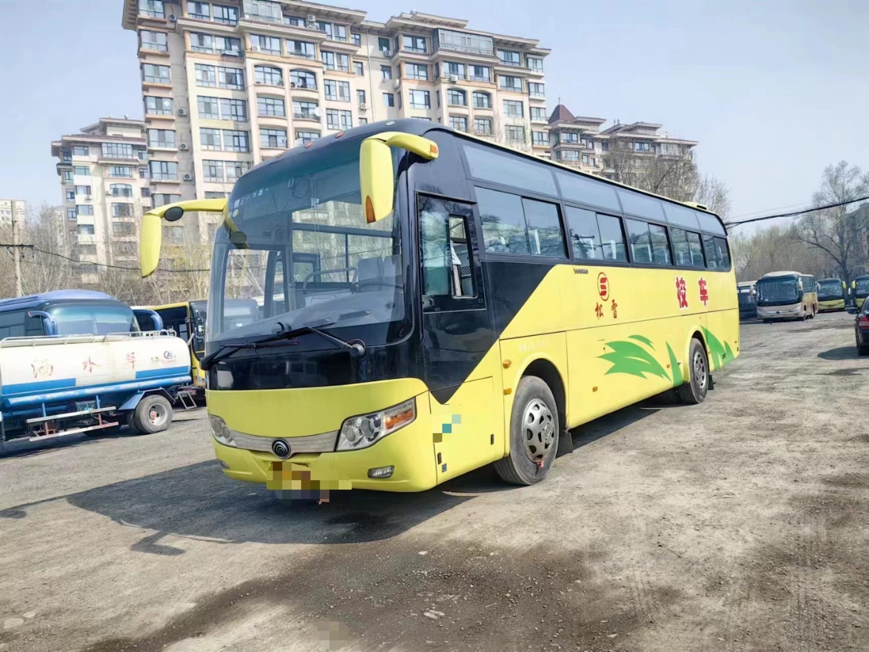 2nd Hand Bus Yutong ZK6107 Coach Bus Original 2+3 Seats Layout 60 Seats ...