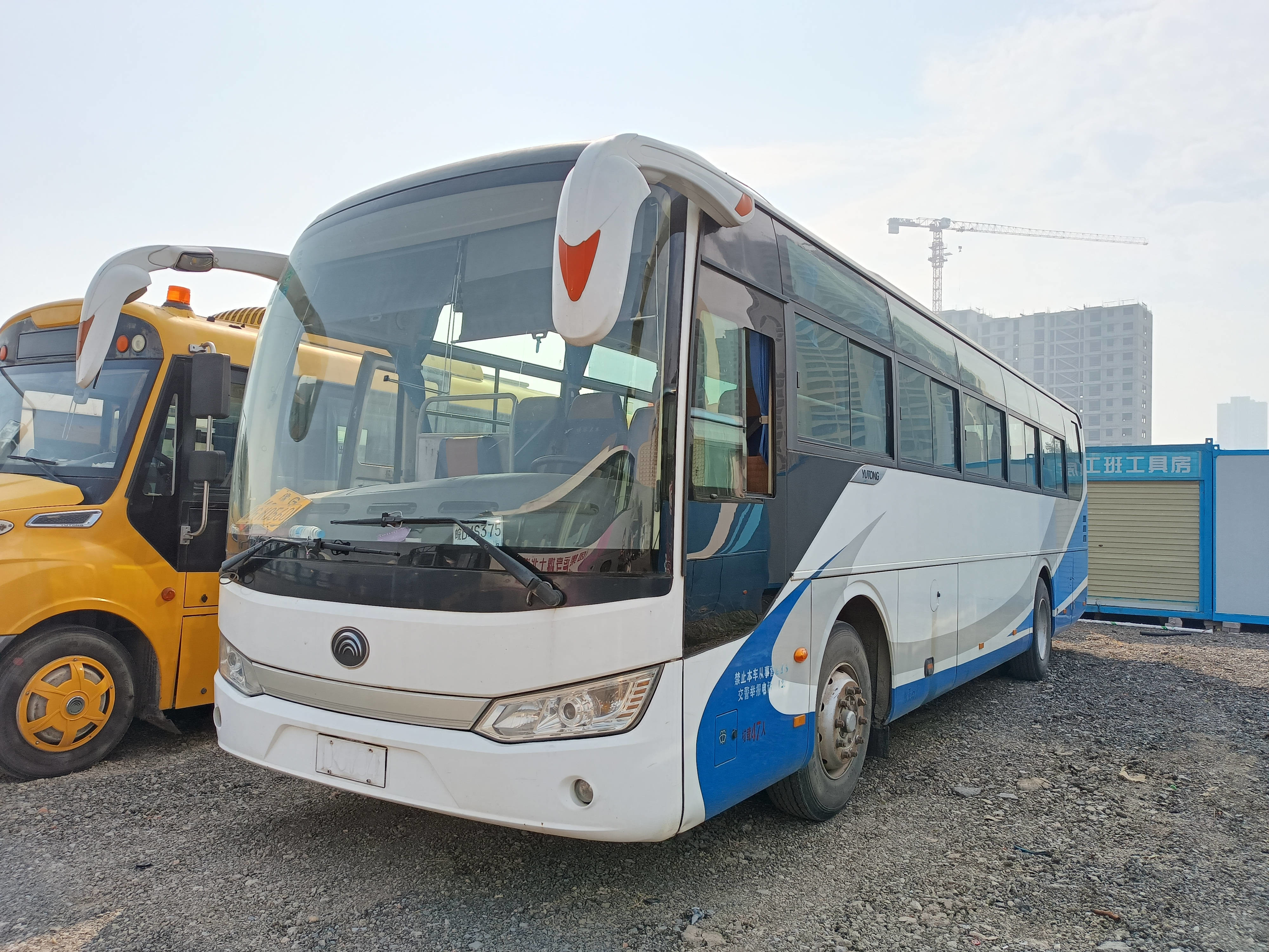 Bus Use In Africa Youngtong ZK6115 Double Door Sliding Window 47 Seats ...