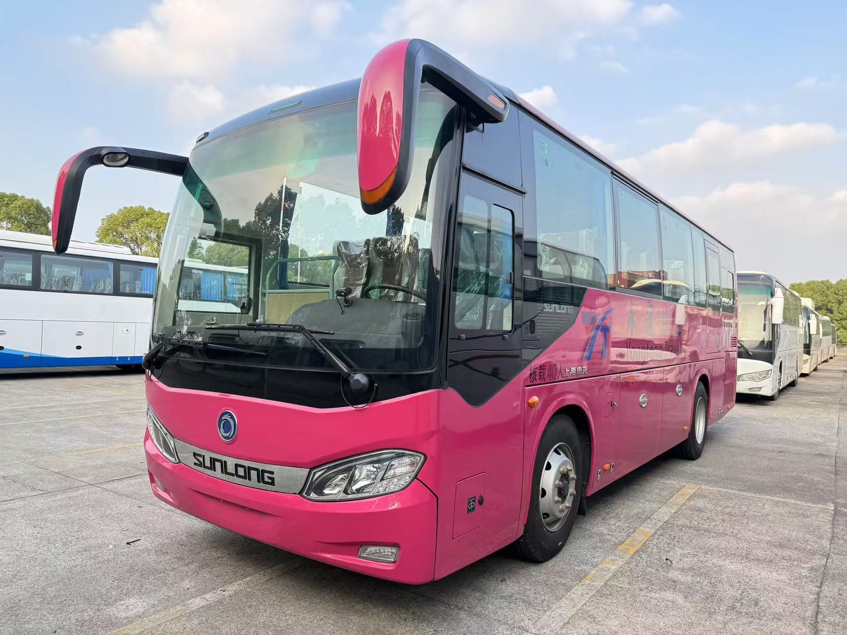 Used Passenger Bus VIP 40 Seats Long Distance Transportation Large ...