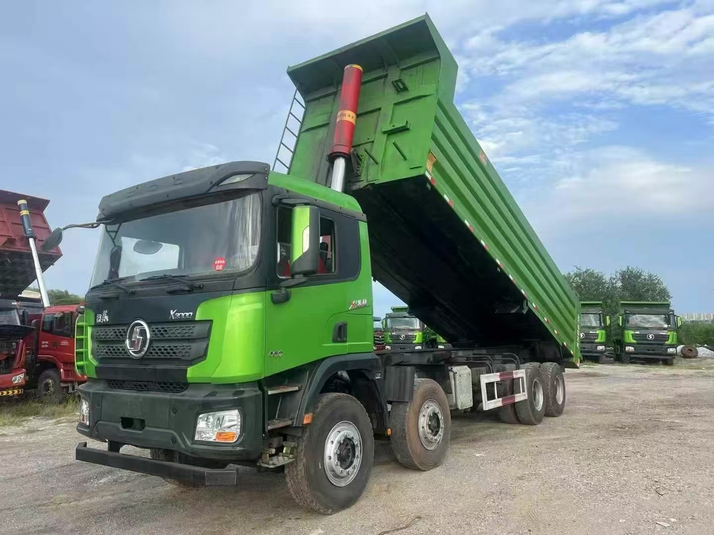 Shacman Used Tipper Truck For X3000 Weichai 460hp Construction Material ...