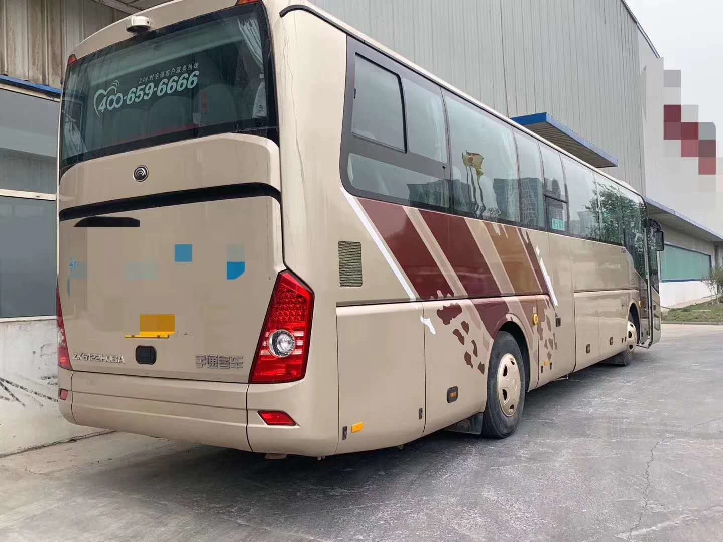 YC Engine LHD Yutong Used Coaster Bus 2015 Year Diesel 55 Seat 12 Meter