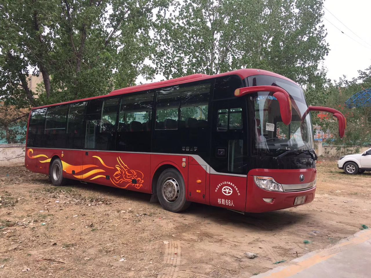 2013 Year Leaf Spring Used Yutong Buses Passenger Coach Bus 68 Seats ...
