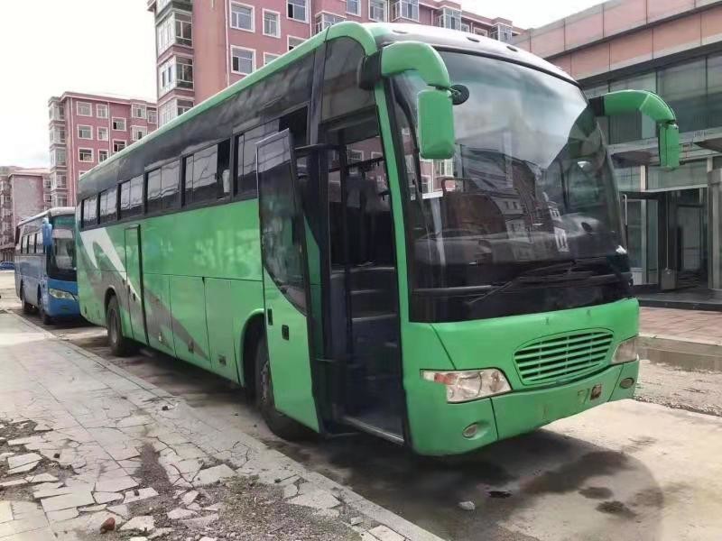 Used Front Engine Yutong Long Distance Buses 2009 Year 54 Seats 100km/H ...