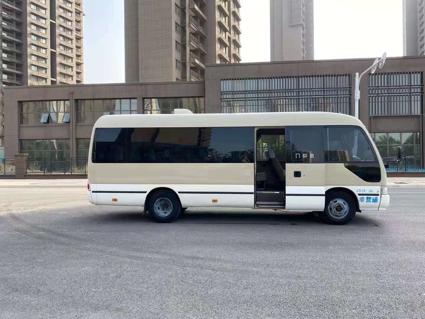 Used Coaster Bus 2TR Engine 20 Seats Mini Bus Toyota Coaster Left Hand ...