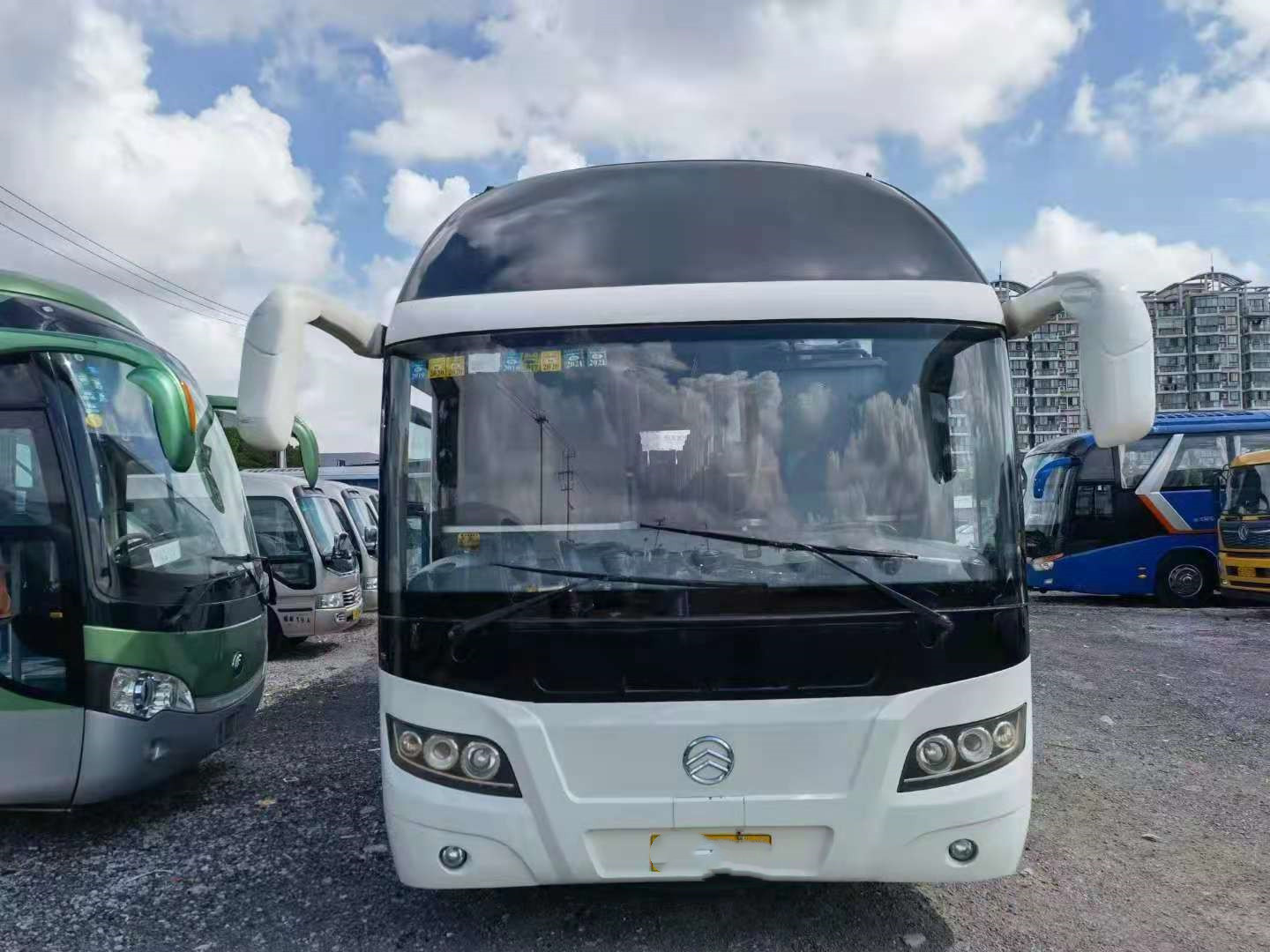 Used Golden Dragon Bus XML6125 Used Tour Bus 55seats Yuchai Rear Engine ...
