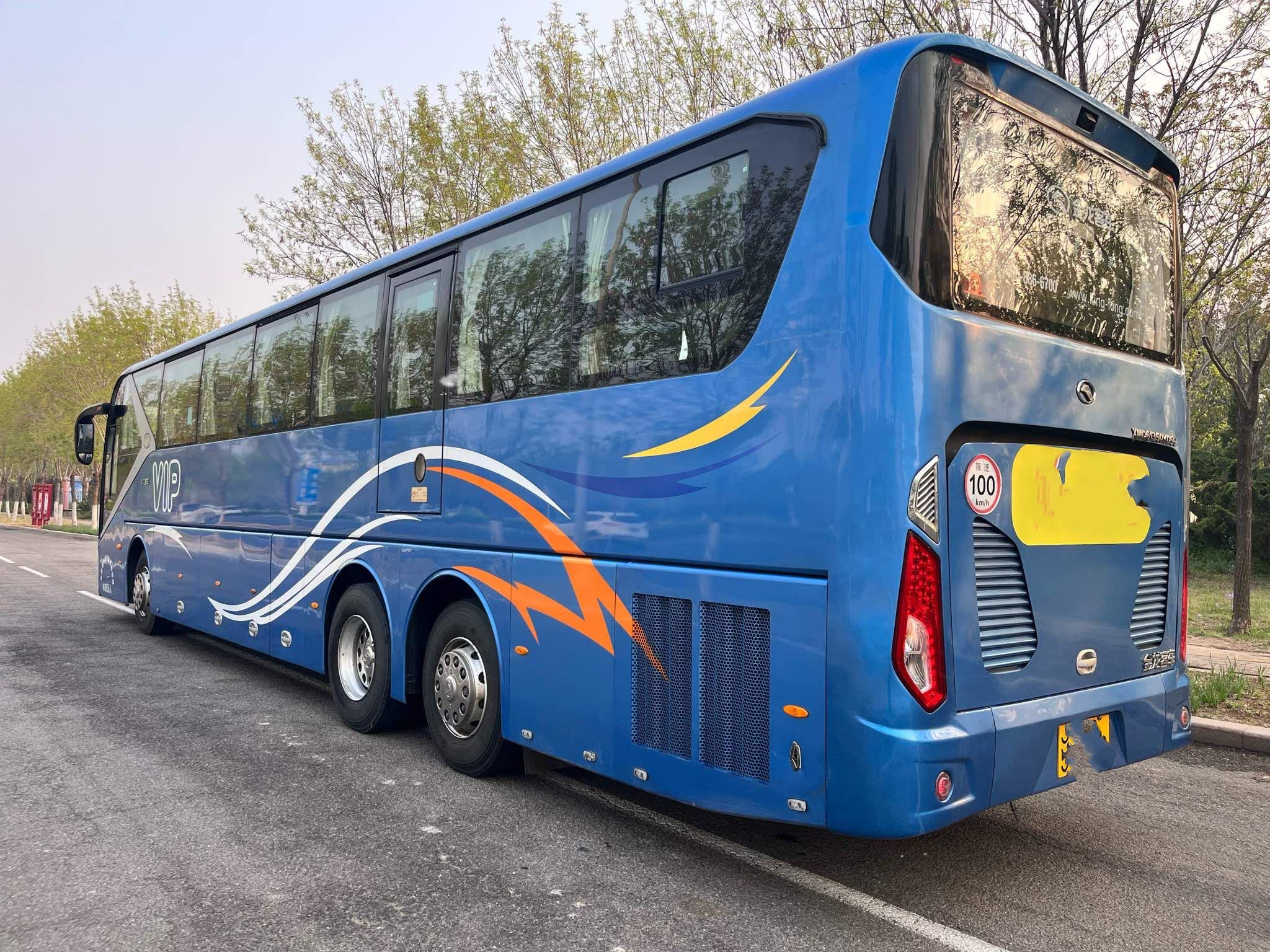 Kinglong Bus New XMQ6135 Used Coach Buses 56 Seats LHD Front Engine ...