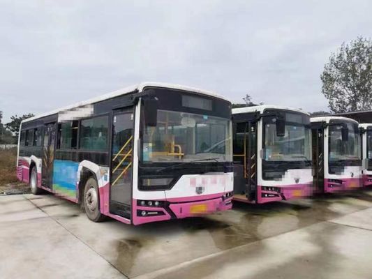 12m 30 Seats Hengtong Used Buses Rear Engine Luxury Diesel City School Bus