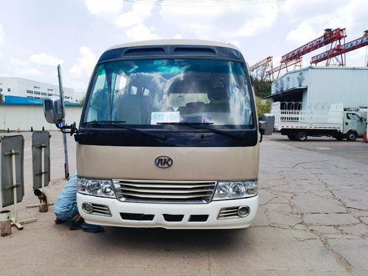 Second Hand Mini Bus Ankai Diesel 20 Passenger Mini With USB Front ...