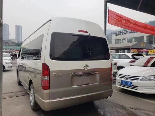 13seats Used Toyota Hiace Bus 2TR Gasoline Engine Front Engine Second ...