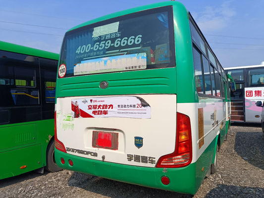 Used Shuttle Bus 29 Seats Front Engine ZK6752D Model Sliding Window ...