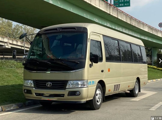 Used Toyota Coaster Mini Bus 6GR Coaster Bus Luxury Second Hand