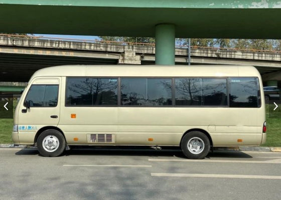 Used Toyota Coaster Mini Bus 6GR Coaster Bus Luxury Second Hand