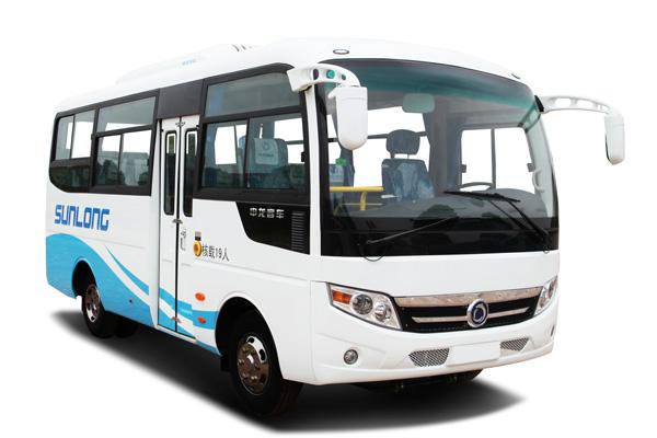 Shenlong Brand Second Hand Mini Bus , Used Mini School Bus 19 Seat 95 ...