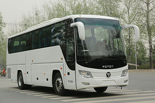 Foton Logo Used Bus Coach CN IV Motor 10990x2500x3420mm With 53 Seats