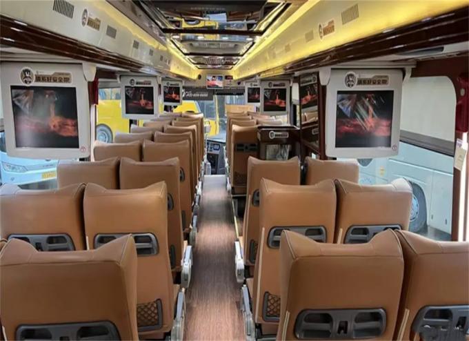 Long Distance Buses Double Doors 46 Seats 11 Meters Luxury Interior ...